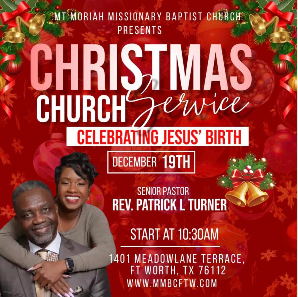 Pastor Christmas - Mount Moriah Missionary Baptist Church